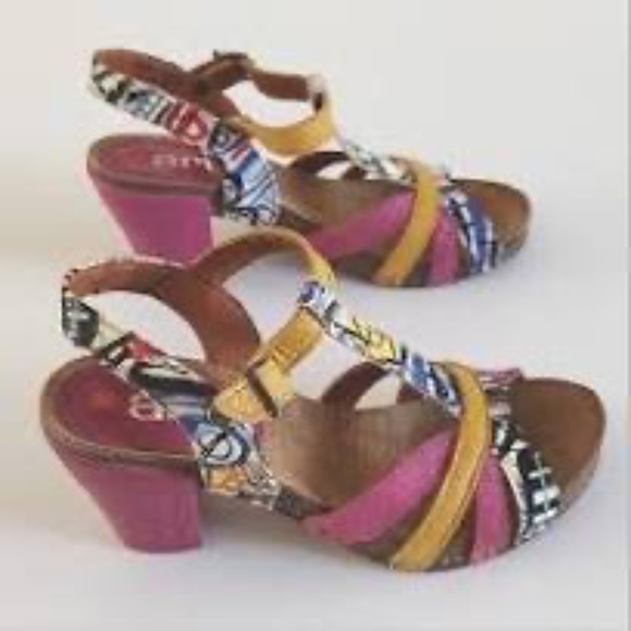 The Art Company | Shoes | Art Company Tstrap Multigraffiti Pink Yellow ...